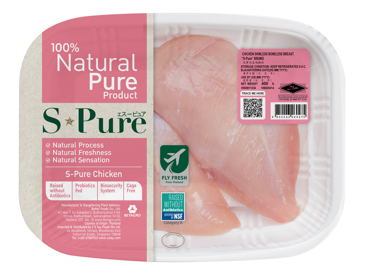 S-Pure Skinless Boneless Chicken Breast – C S Tay